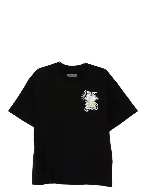 MUSIUM DIV. Graphic T-shirt - Black