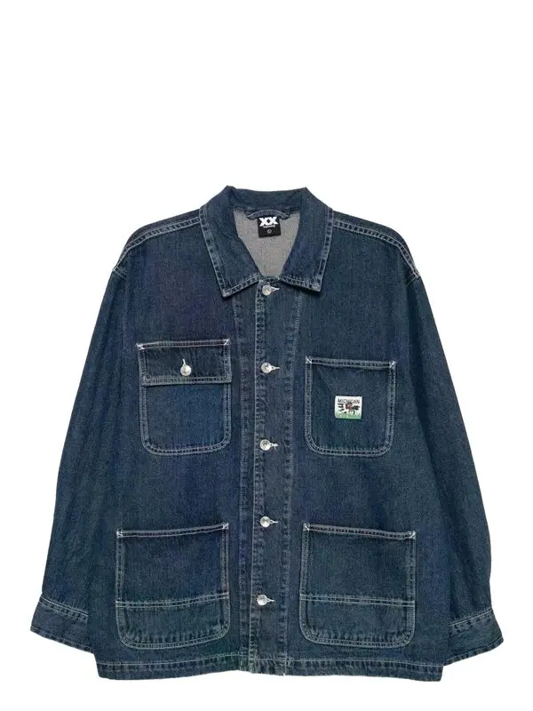 FINGERCROXX Four-pocket Denim Jacket - Blue