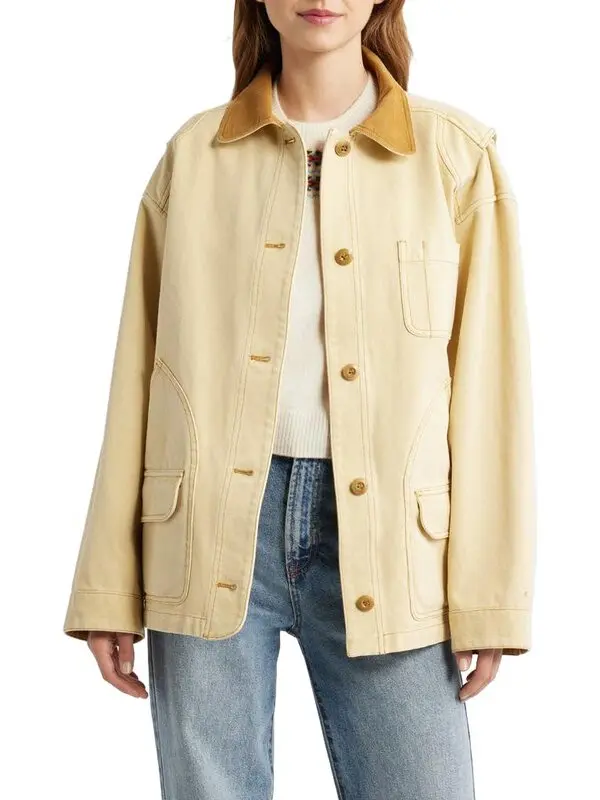 DÔEN Pascual Barn Chore Jacket - Straw