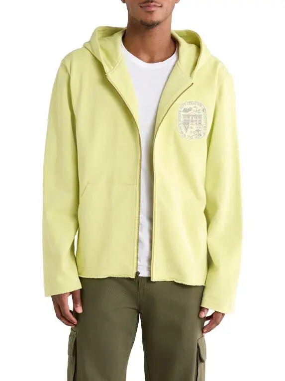 HONOR THE GIFT Art Institute Patch Zip Hoodie - Green