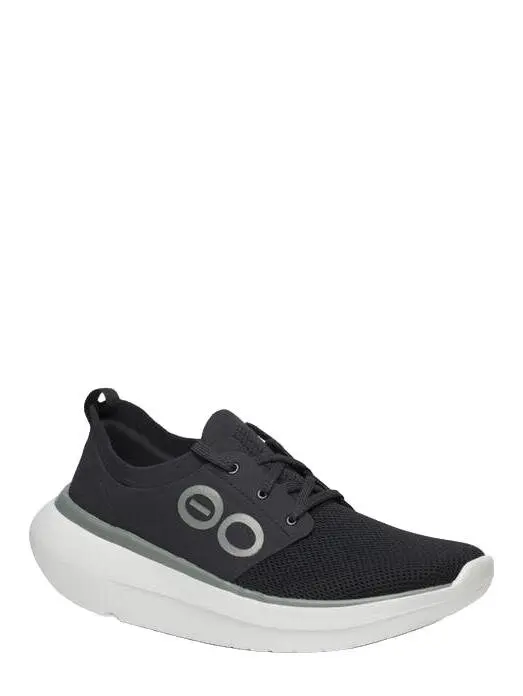 OOFOS Oomy Stride Sneaker - White Black