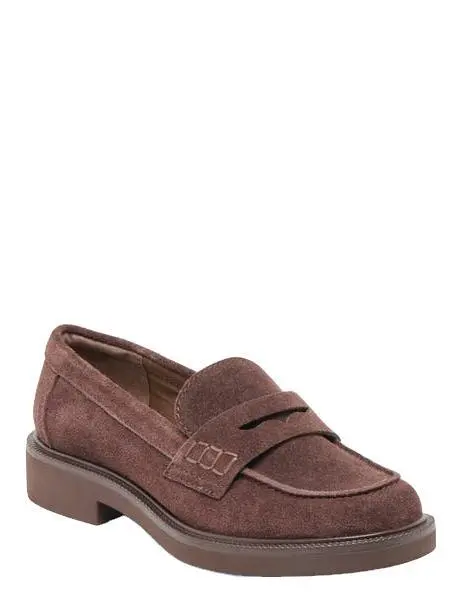 Dolce Vita Tiggy Penny Loafer - Mahogany Suede