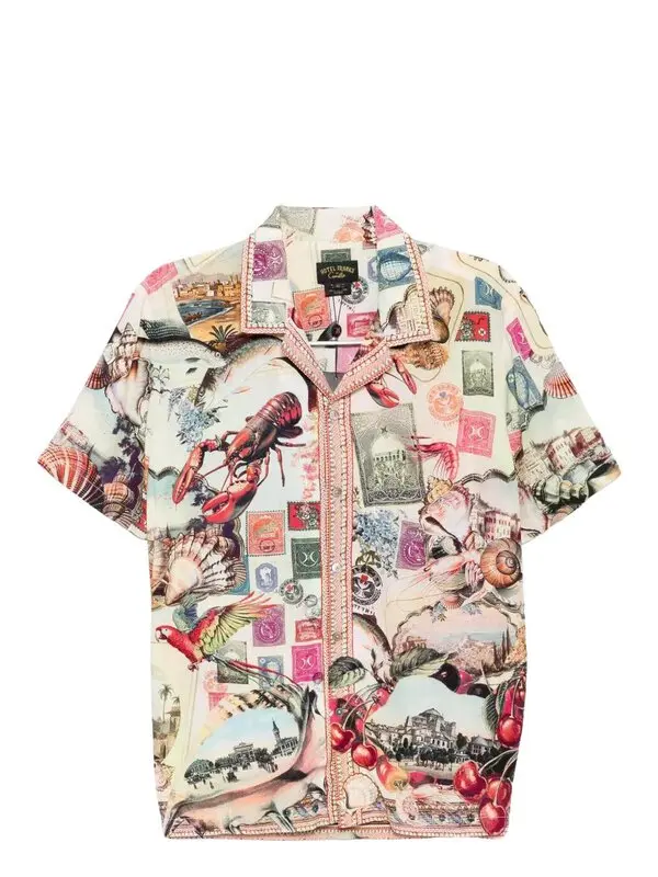 Camilla Notes From The Road Shirt - Neutrals