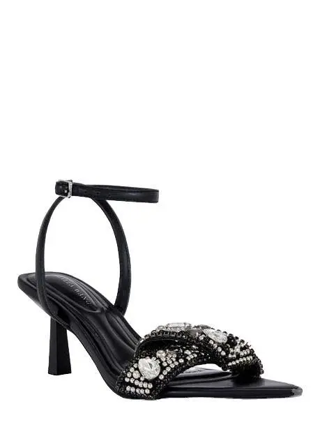 AZALEA WANG Mael Ankle Strap Sandal - Black
