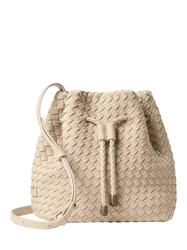 NAGHEDI Medium Gramercy Bucket Bag - Ecru