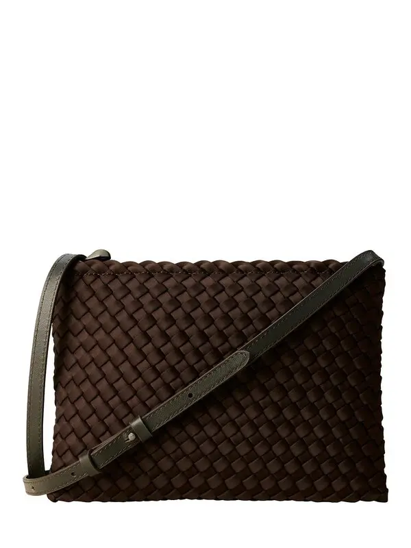 NAGHEDI Medium Soho Envelope Crossbody Bag - Chocolate