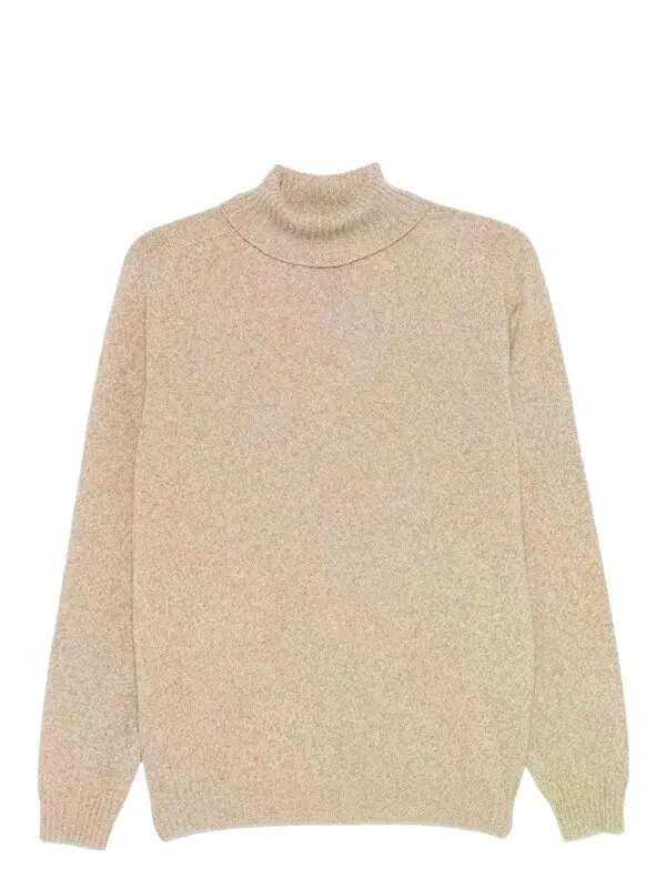 Boglioli Knitted Roll-neck Sweater - Brown