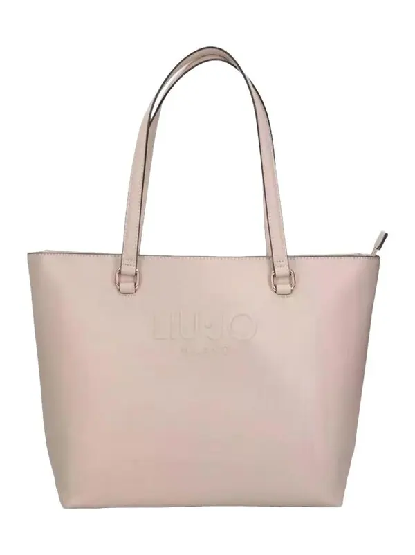 Liu Jo Logo-embossed Top-handle Bag - Neutrals