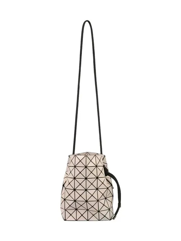 Issey Miyake Geometric Drawstring Bucket Bag - Neutrals