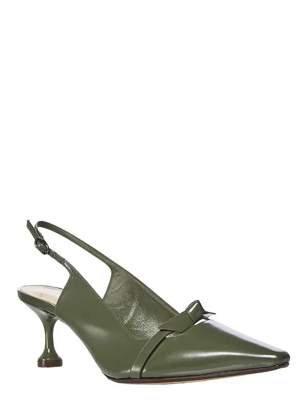 ALEXANDRE BIRMAN Clarita 60 Slingback Pumps - Olivine