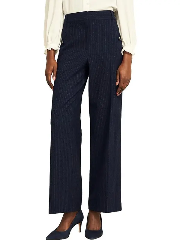 HOBBS LONDON Alisa Trousers - Navy Ivory