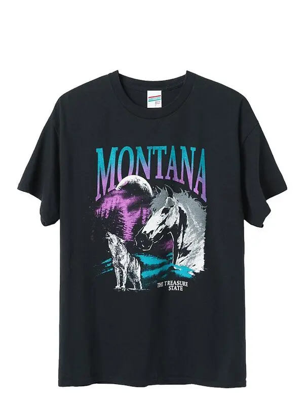 Junk Food Clothing Montana Flea Market Tee - Black