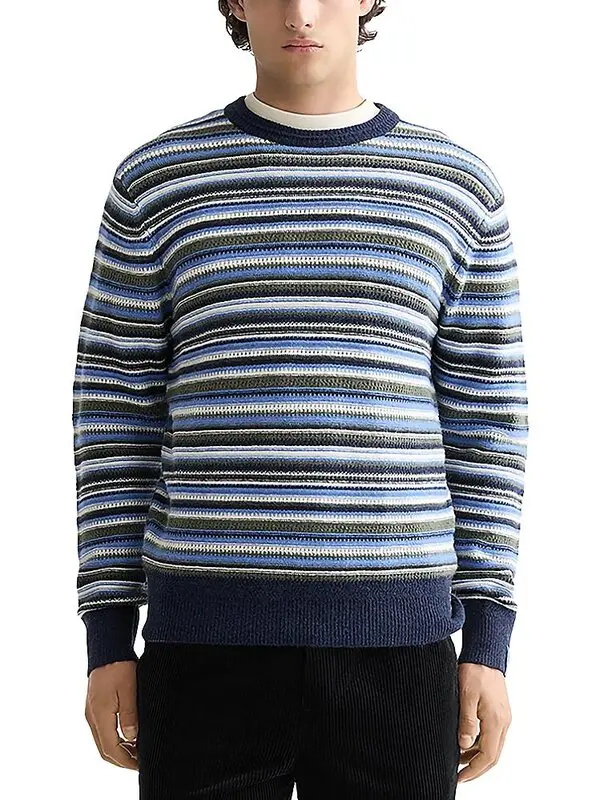 Scotch & Soda Soft Knit Crewneck Sweater - Peacoat Blue