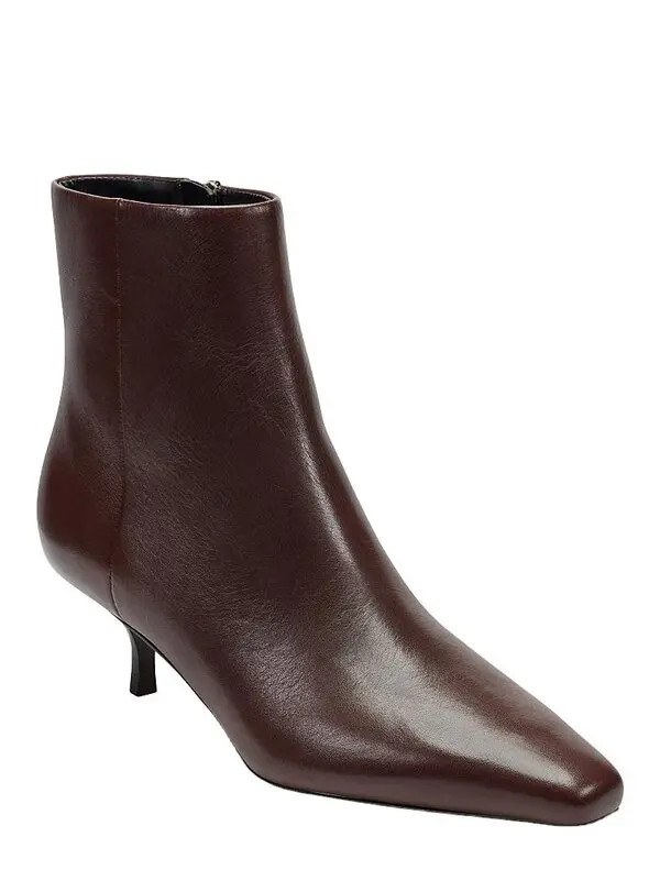 MARC FISHER LTD. Kiona Ankle Boots - Dark Brown