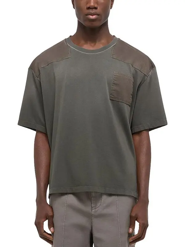 Helmut Lang Relaxed Fit Patch Tee - Moss