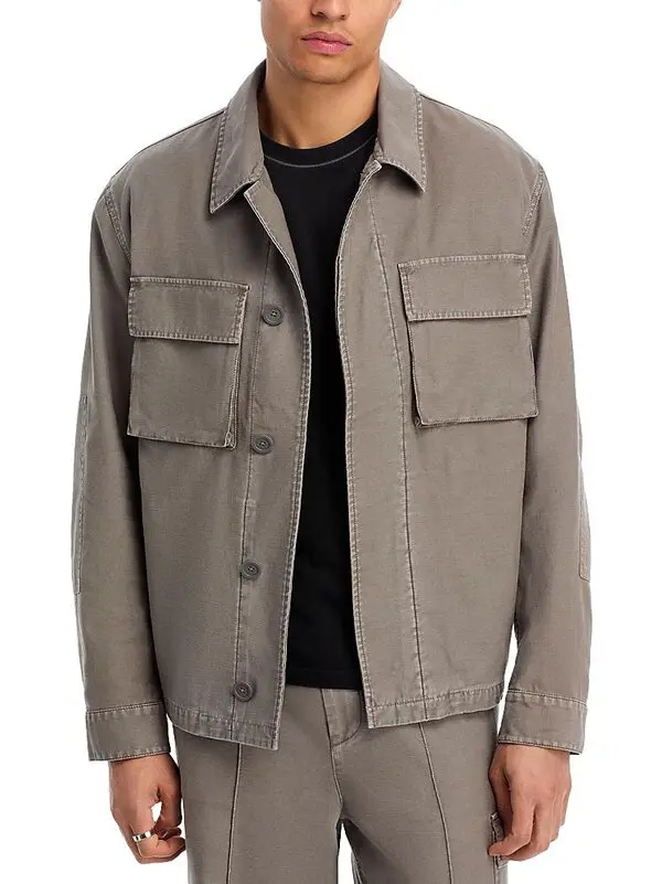 Helmut Lang Relaxed Fit Utility Jacket - Stone