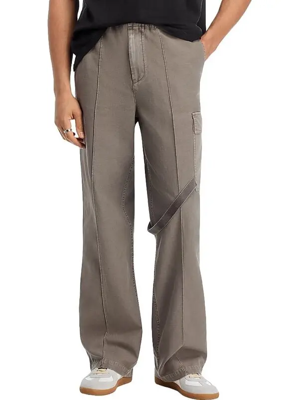 Helmut Lang Relaxed Fit Cargo Pants - Stone
