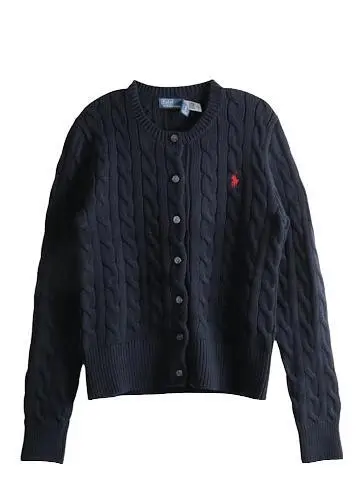 Polo Ralph Lauren Long Sleeve Cardigan - Hunter Navy Blue