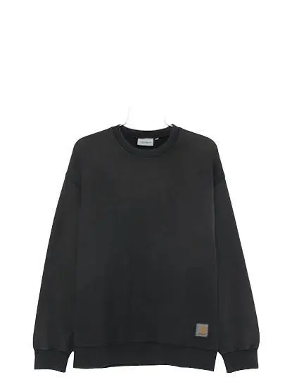 Carhartt Hudson Chalk Wash Sweatshirt - Black