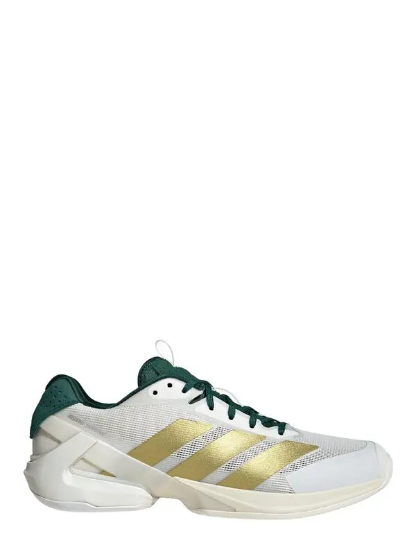 Adidas Adizero Ubersonic 5 Sneakers - Core White/gold Metallic/collegiate Green