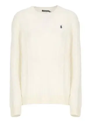 Polo Ralph Lauren Long Sleeve Crewneck Pullover - Authentic Cream