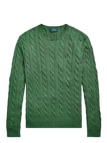 Polo Ralph Lauren Cable-knit Cotton Sweater - Kale Green