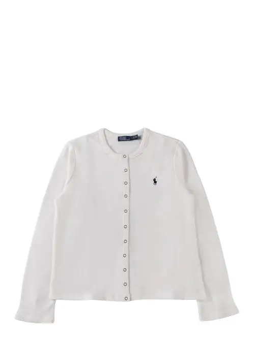 Polo Ralph Lauren Long Sleeve Cardigan - White