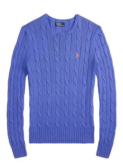 Polo Ralph Lauren Pima Cotton Julianna Long Sleeve Pullover - Maidstone Blue