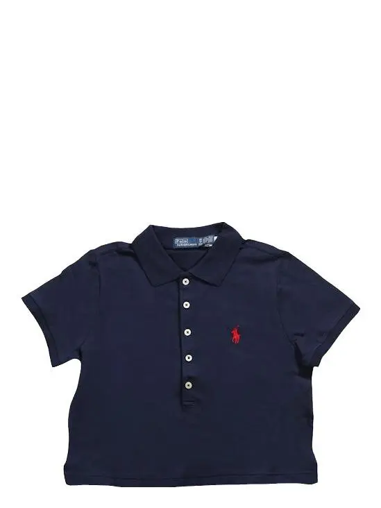 Polo Ralph Lauren Knit Collar Polo Shirt - Newport Navy Blue