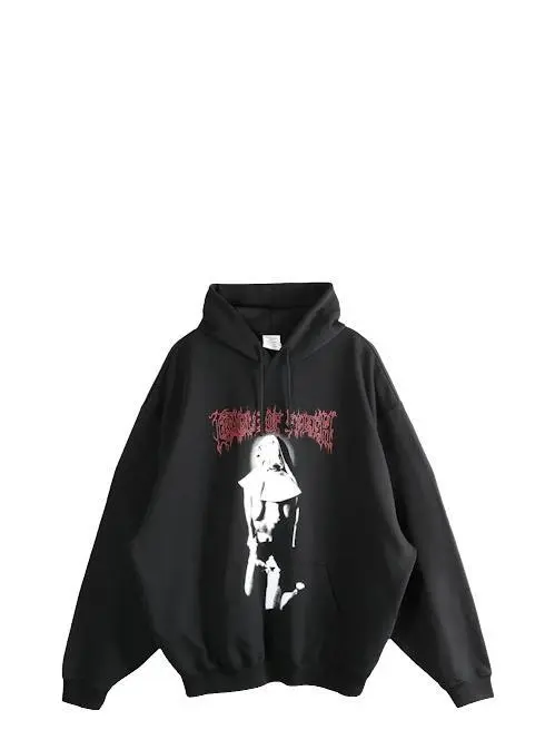 Vetements Cof Iconic Nun Oversized Hoodie - White
