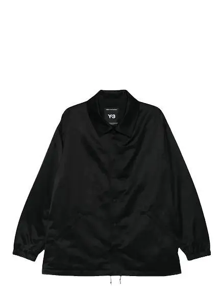 Y3 Graphic Coach Jacket - Black