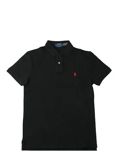 Polo Ralph Lauren Short Sleeve Slim Fit Polo - Black