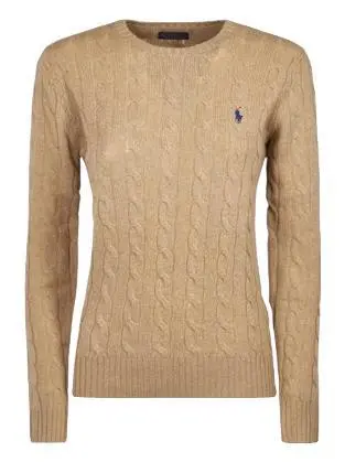 Polo Ralph Lauren Long Sleeve Pullover - Collection Camel Melange