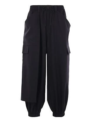 Y3 Sport Uniform Cuff Pants - Black