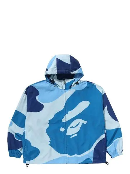 BAPE Abc Camo Hooded Jacket - Blue