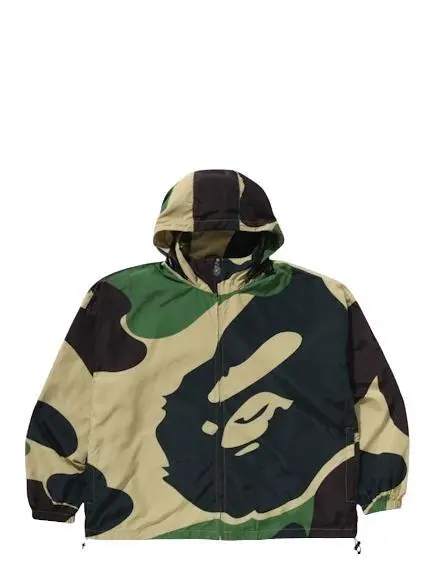 A BATHING APE Abc Camo Hooded Jacket - Green