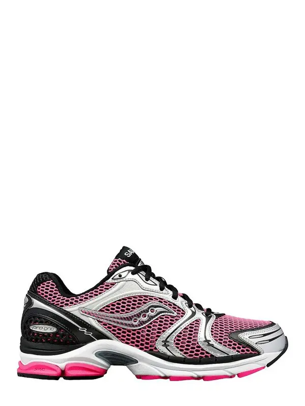 Saucony Progrid Triumph 4in Athletic Shoe - Pink/silver