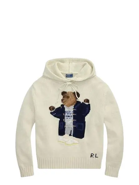 Polo Ralph Lauren Long Sleeve Bear Pullover - Parchment Cream