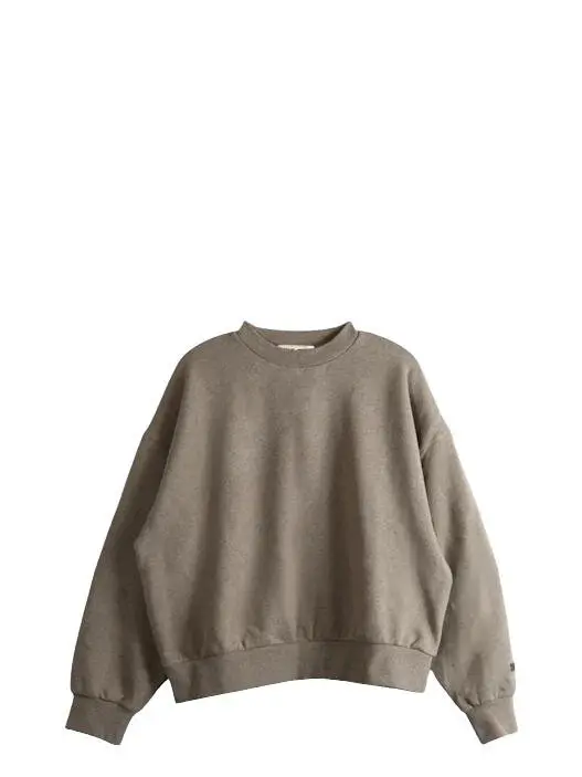 Fear Of God Essentials Modern Fit Fleece Crewneck Sweatshirt - Homestead Heather