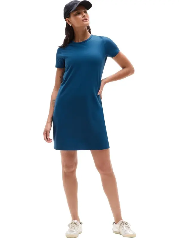 Athleta Essential Tee Dress - Maritime
