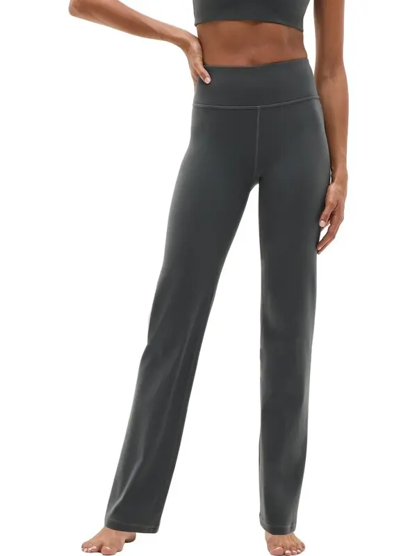 Athleta Elation Ultra High Rise Straight Leg Pant - Shadow Grey