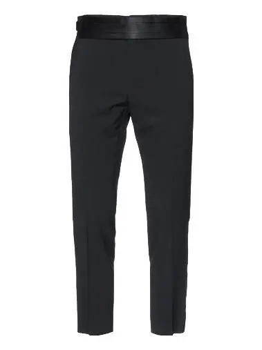 Dolce & Gabbana Tapered Virgin Wool-blend Pants - Black