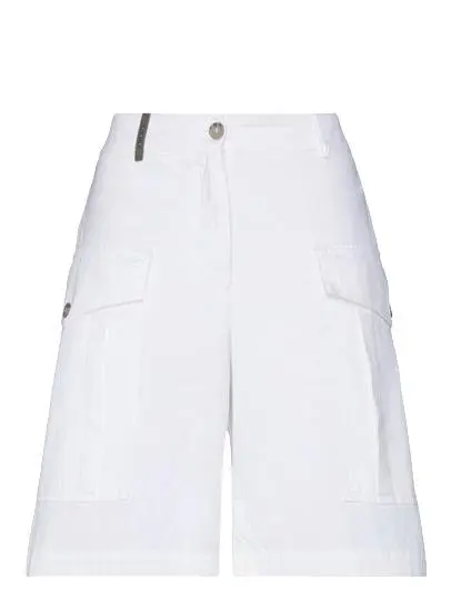 Peserico Cargo Shorts - White