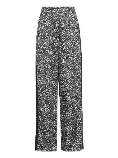 8PM Crepe Pajama Pants - Black