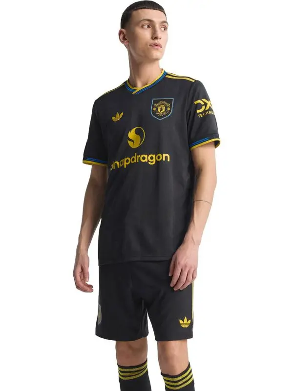 Adidas Manchester United 25/26 Authentic Third Jersey - Black