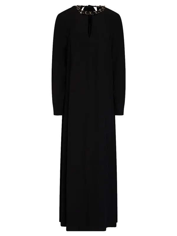 Zimmermann Cutout Crepe Maxi Dress - Black