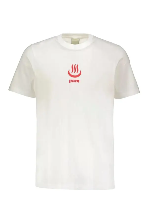 PERKS AND MINI Crew-neck Logo-embroidered T-shirt - White