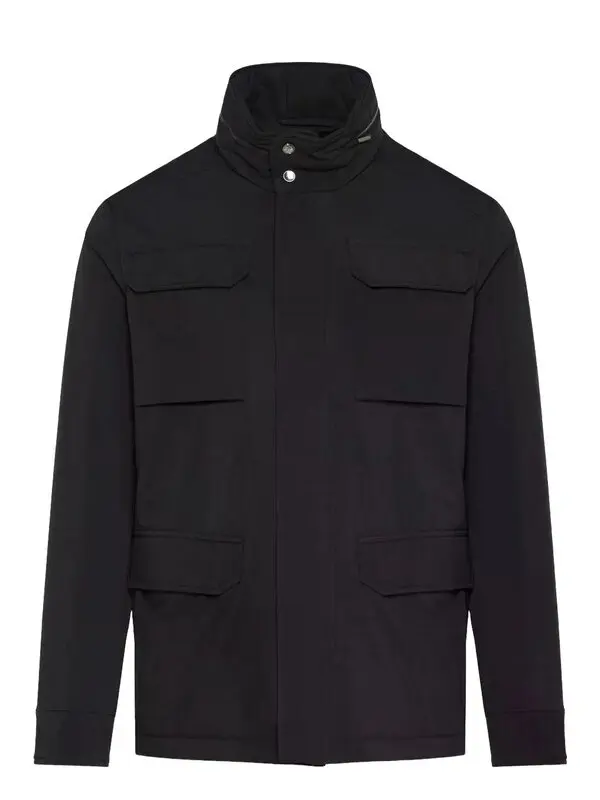 Paul & Shark Flap-pocket Field Jacket - Black