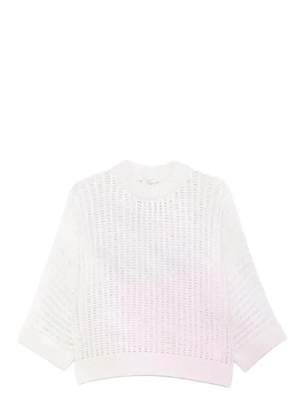 Peserico Open-knit Sweater - White