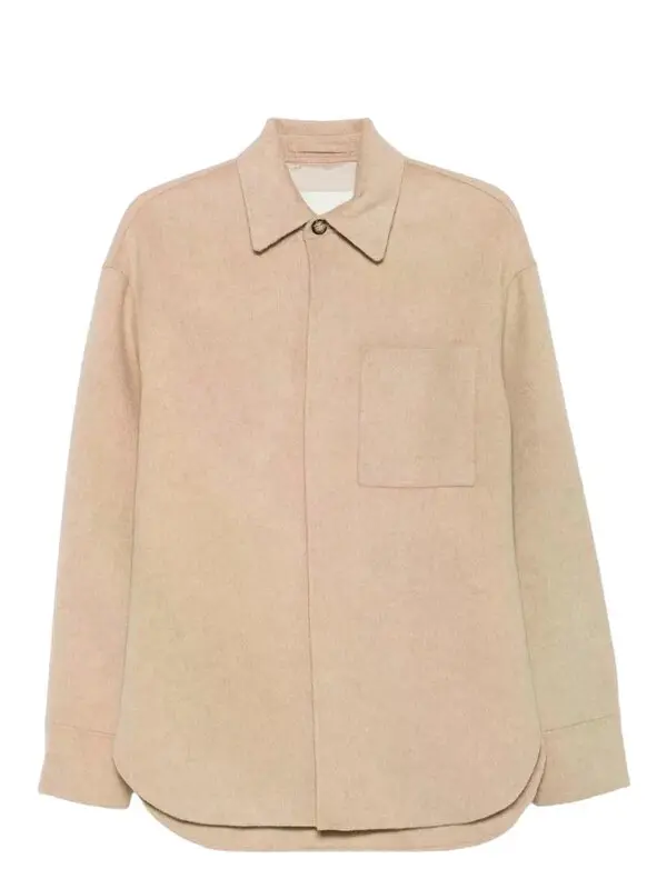JW Anderson Buttoned Patch-pocket Jacket - Neutrals